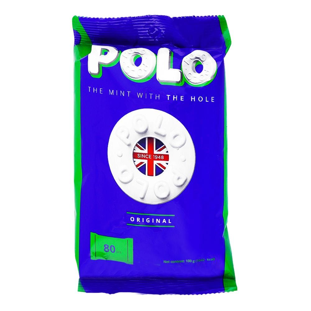 Polo Original Peppermint Candy, 80-Pack, 130g Pouch
