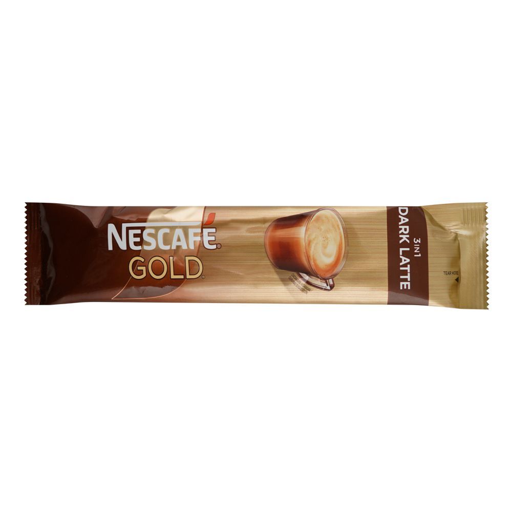 Nescafe Gold 3-In-1 Dark Latte Pouch, 34g