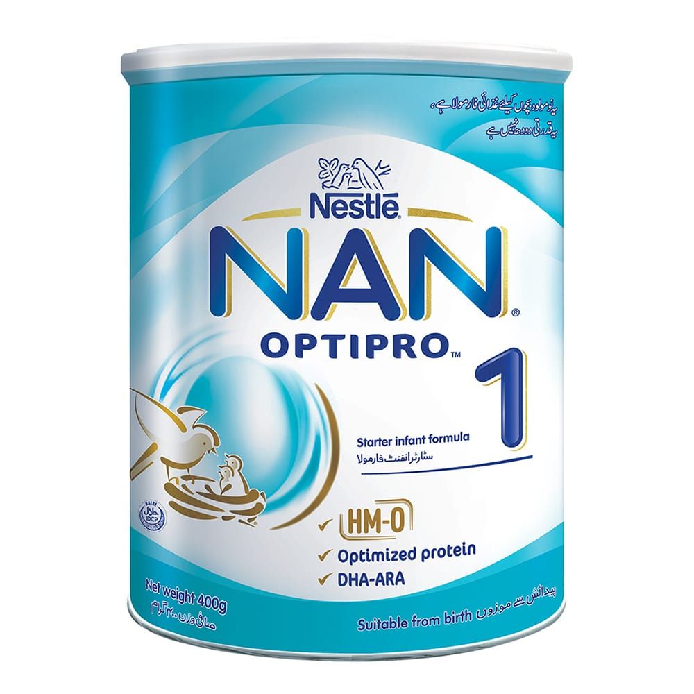Buy Nestle NAN Optipro, Stage 1, Starter Infant Formula, Tin, 400g ...