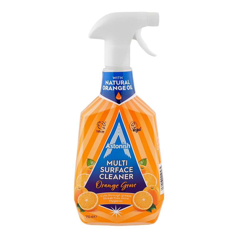 Astonish Multi-Surface Cleaner Orange Grove Trigger Spray, 750ml