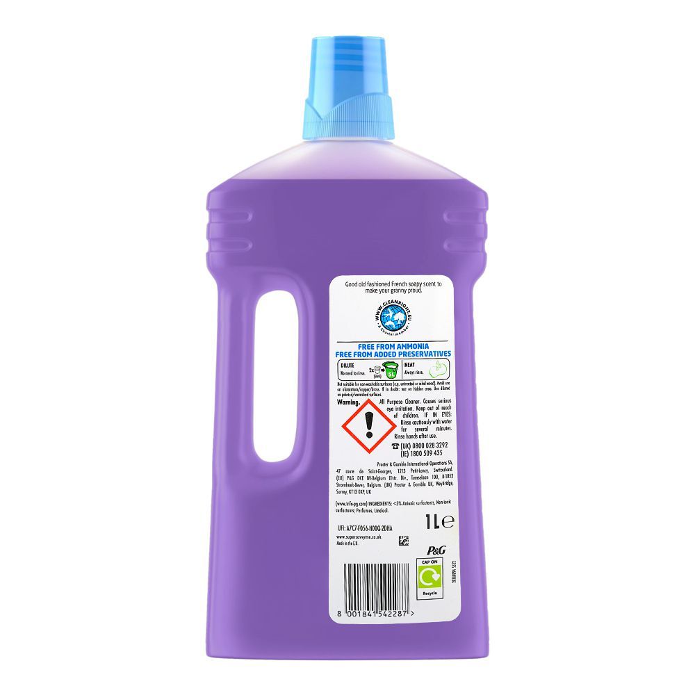 Buy Flash All Purpose Liquid Cleaner French Soap & Lavender, 1 Liter ...
