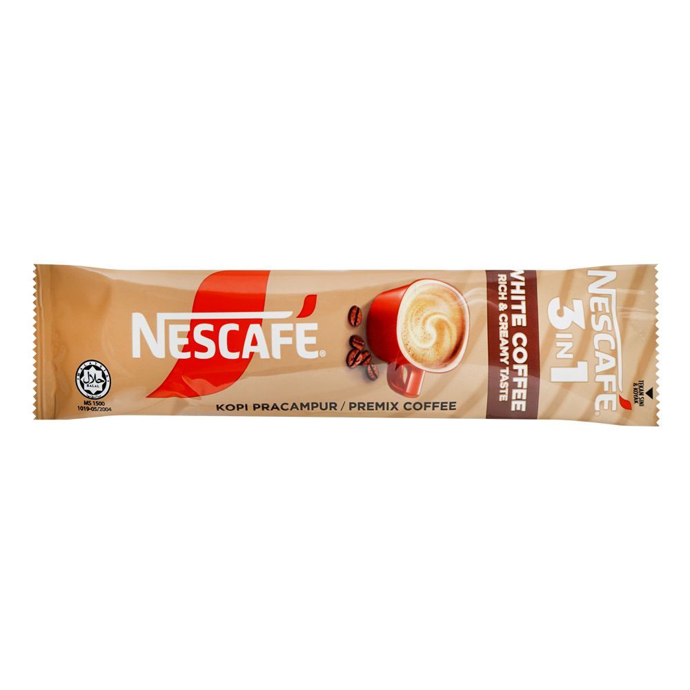 Nescafe 3-In-1 White Coffee Pouch, 30g