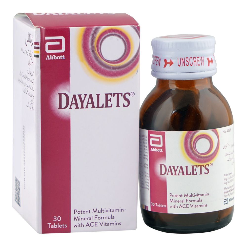 Abbott Dayalets Multivitamin Tablet, 30-Pack