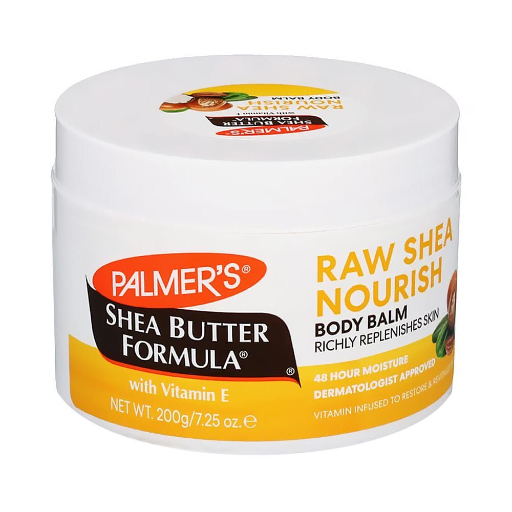 Palmer's Shea Butter Formula Raw Shea Nourish Body Balm, Vitamin E, 200g