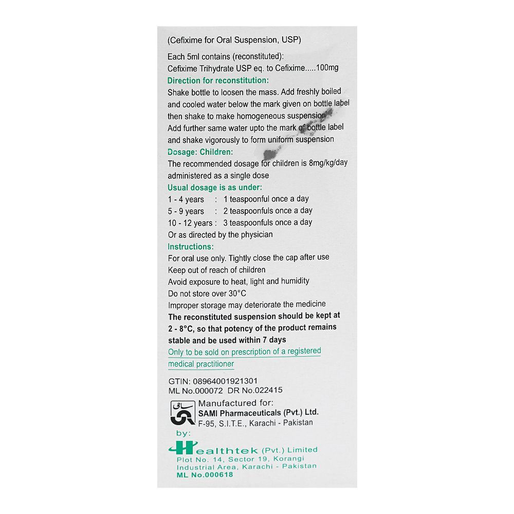 Caricef Suspension, 30ml