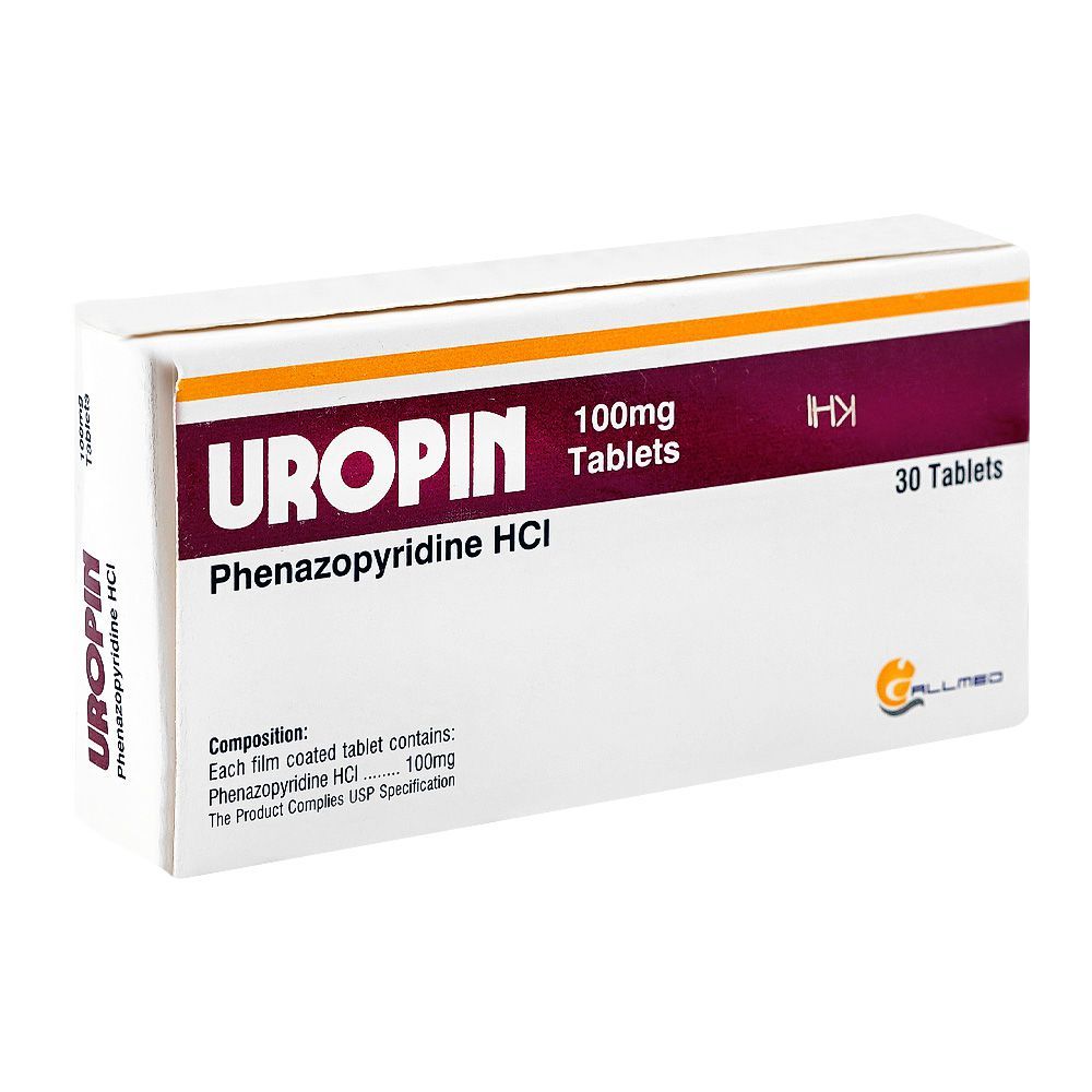 Allmed Laboratories Uropin Tablet, 100mg, 30-Pack