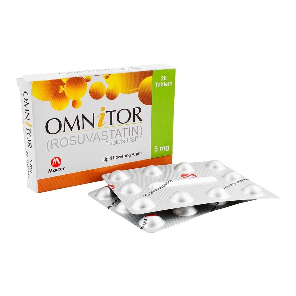 Buy Macter Pharma Omnitor Tablet, 5mg, 20-Pack Online at Best Price in Pakistan - Naheed.pk