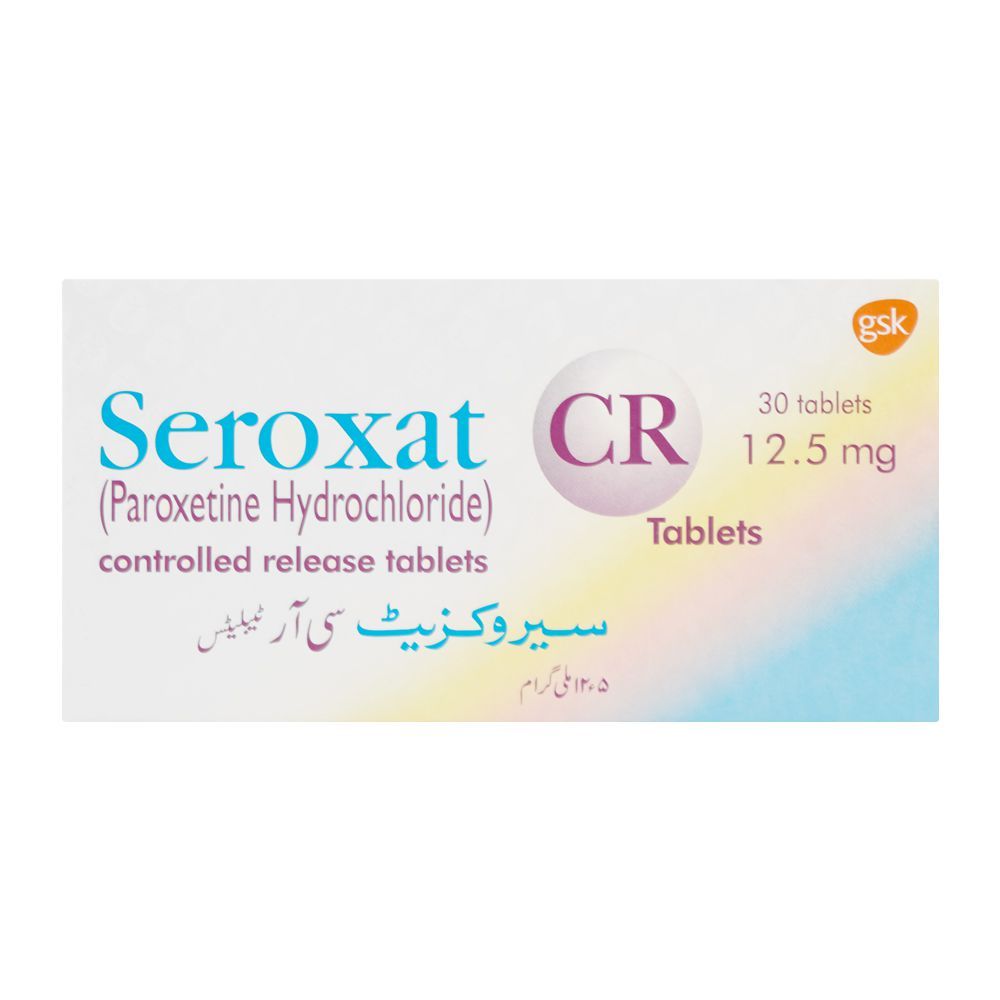 Seroxat Cr 12.5mg Tablets, Box (30 Tablets)