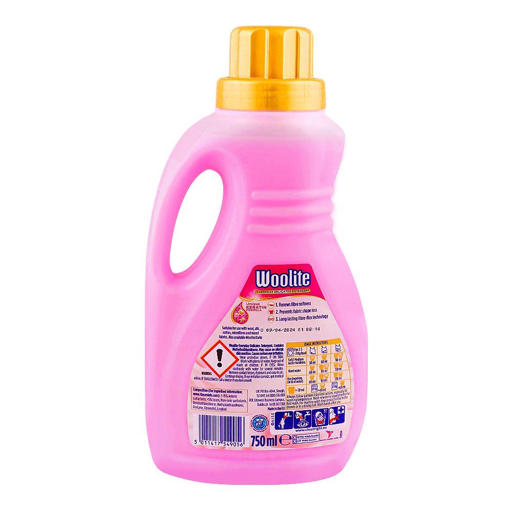 Woolite Everyday Delicates Hand & Machine Laundry Liquid Detergent, 750ml