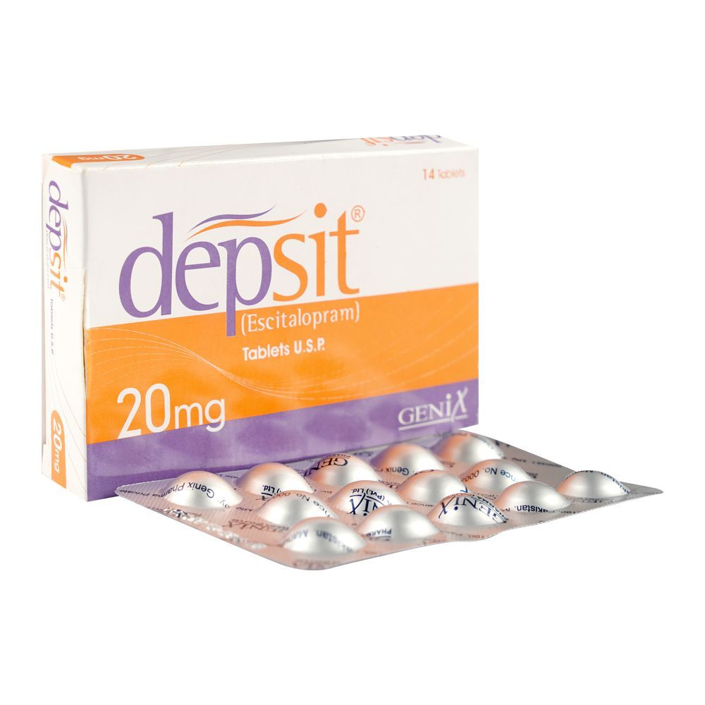 Genix Pharma Depsit Tablet, 20mg, 14-Pack