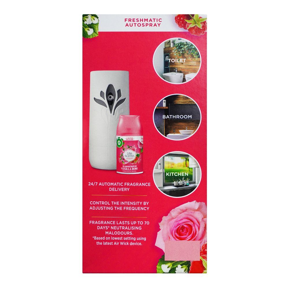 Order Airwick Life Scents Raspberry & Vanilla Automatic Spray, Refill ...