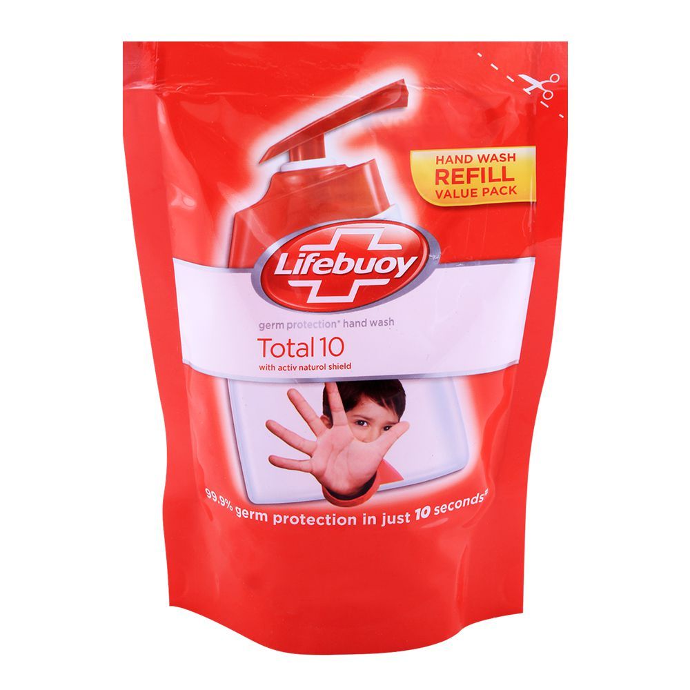 Buy Lifebuoy Total 10 Hand Wash 200ml Pouch Refill Online at Best Price ...