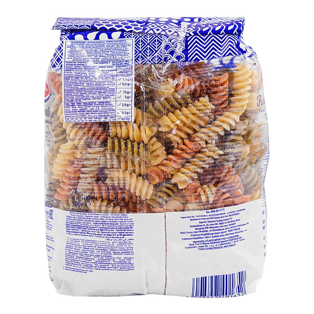 Order Reggia Fusilli Tricolore Pasta, 500g Online at Special Price in ...
