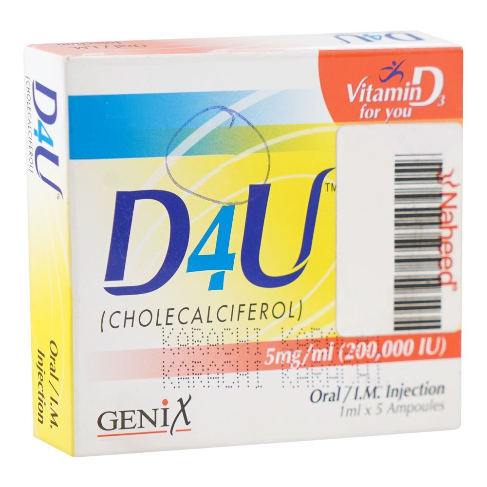 Genix Pharma D4u Injection, 5mg/ml