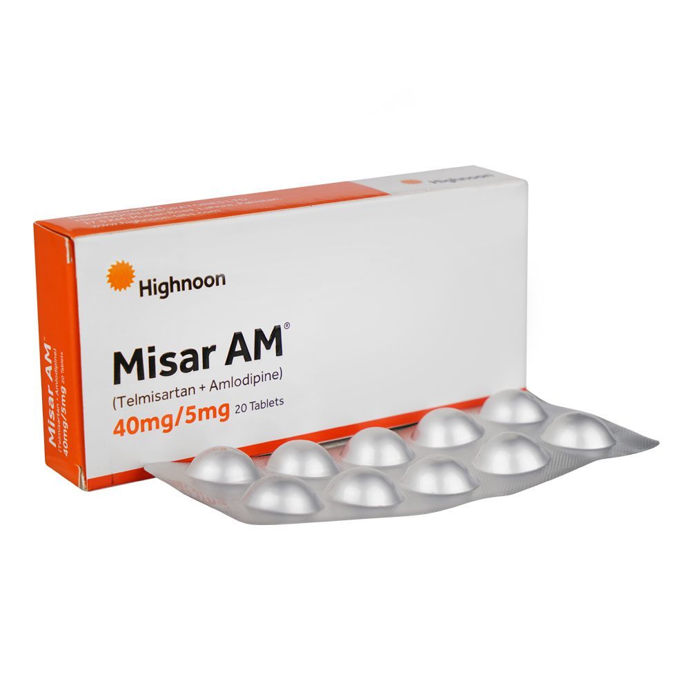 Buy Misar Am Tablets, 40/5mg Online at Best Price in Pakistan - Naheed.pk