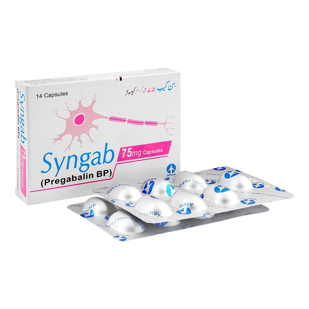Purchase ATCO Laboratories Syngab Capsule, 75g, 14-Pack Online at ...