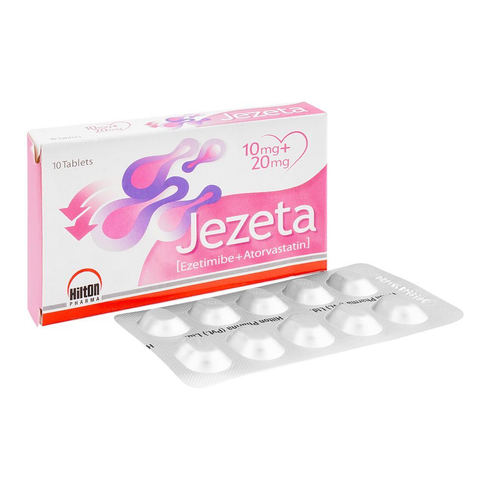 Buy Hilton Pharma Jezeta Tablet, 10mg+20mg, 10-Pack Online at Best ...
