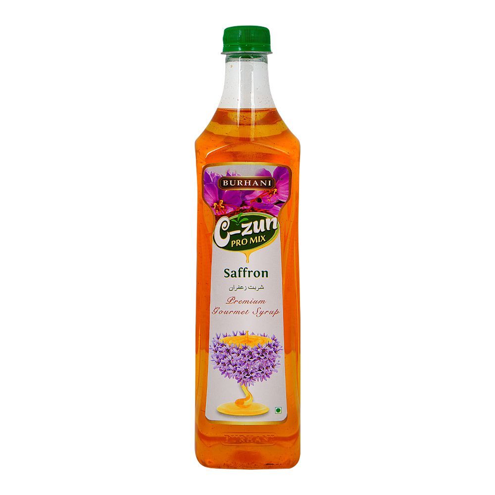 Purchase Burhani C-Zun Pro Mix, Saffron Premium Gourmet Syrup, 800ml ...
