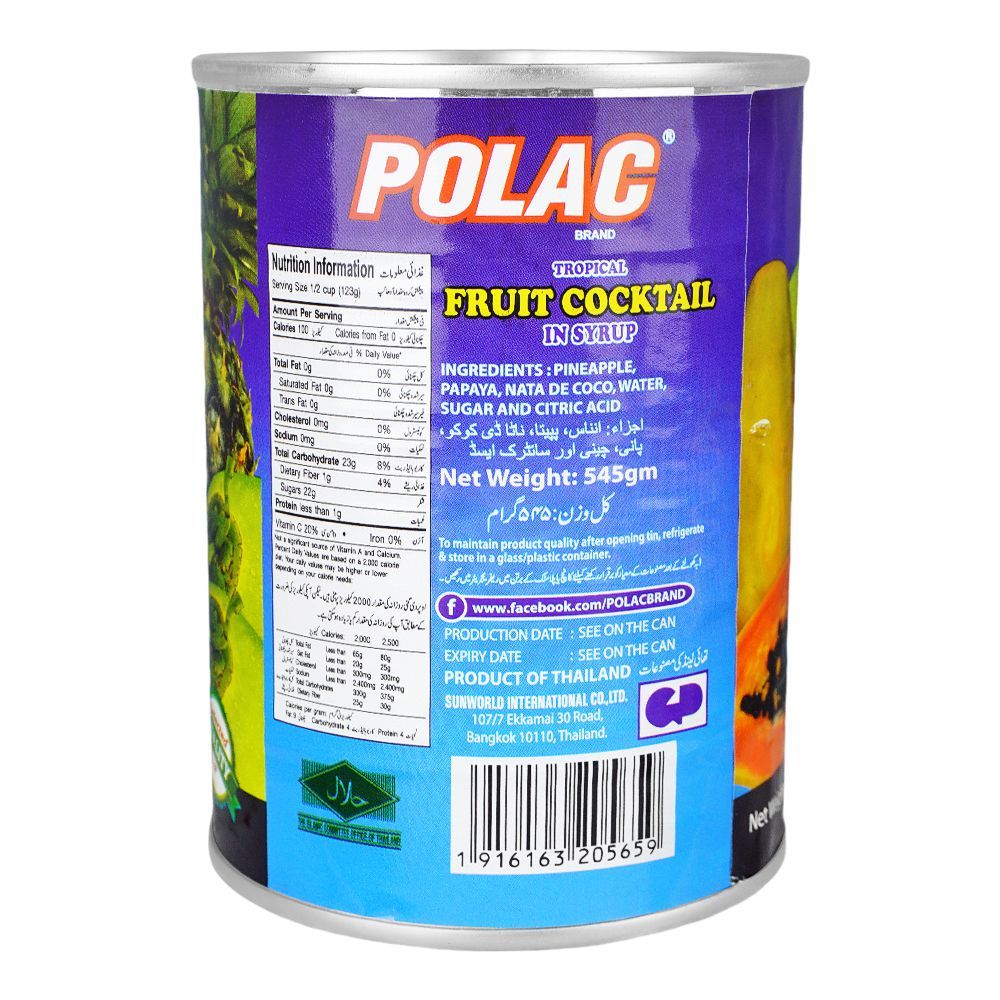 Purchase Polac Topical Fruit Cocktail In Syrup, 545g Online at Special ...