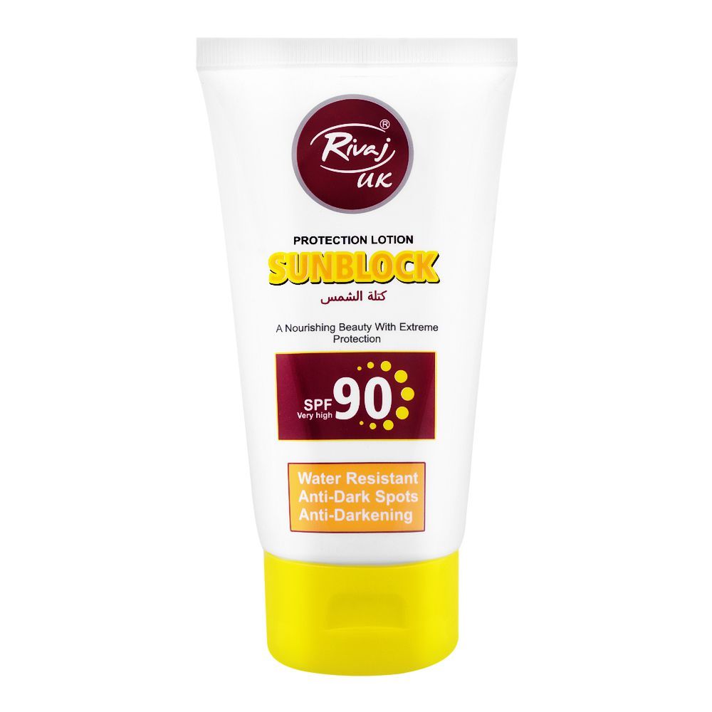 Purchase Rivaj Protection Lotion Sunblock, SPF-90, 120ml Online at Best ...