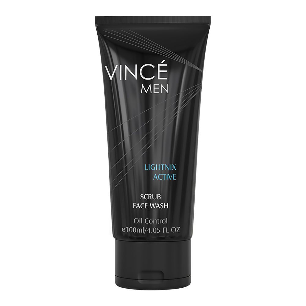 Purchase Vince Men Lightnix Active Scrub Face Wash, Oil Control, 100ml ...