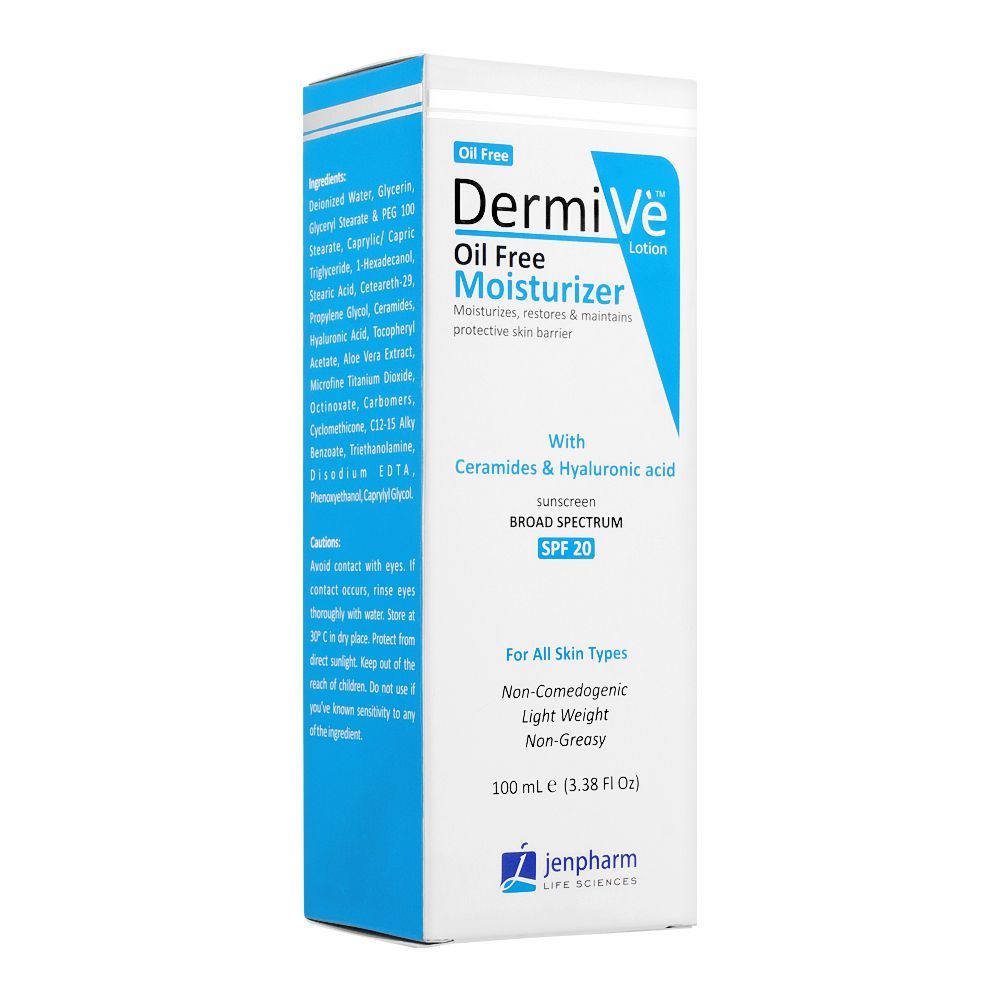 Purchase Jen Pharm Life Sciences Dermive Oil Free Moisturizer, For All ...