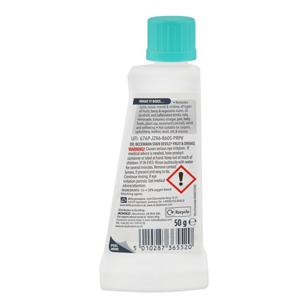 Dr. Beckmann Stain Devils Tea + Red Wine + Fruit & Juice 50ml