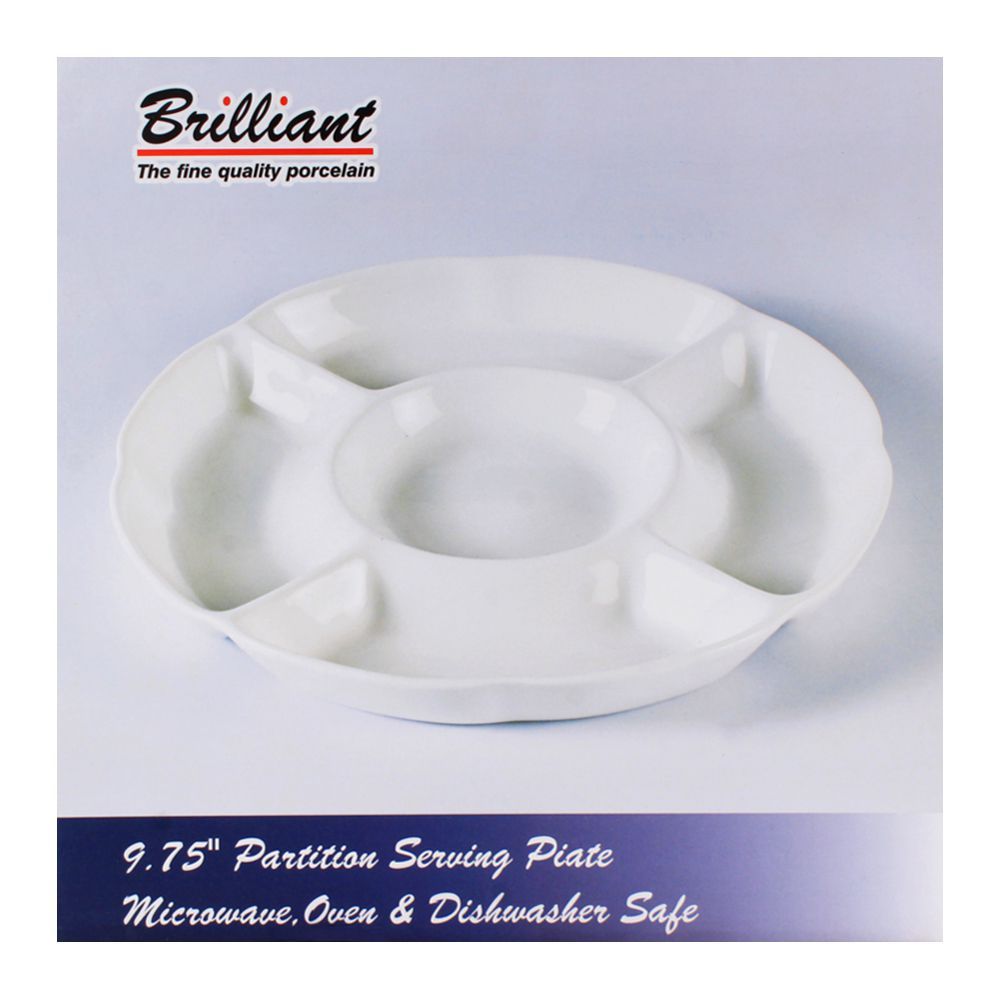 Purchase Brilliant Partition Serving Plate 9.75 inches BR-0068 Online ...