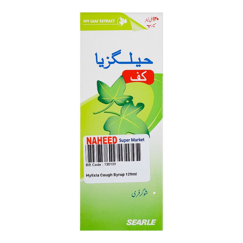 Buy Searle Hylixia Cough Syrup, Suga-Free, 120ml Online at Special ...