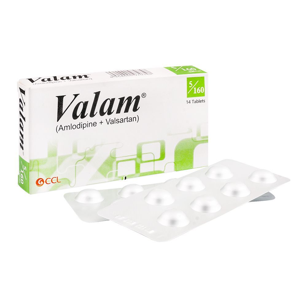 Buy CCL Pharmaceuticals Valam Tablet, 5/160mg, 14-Pack Online at Best ...