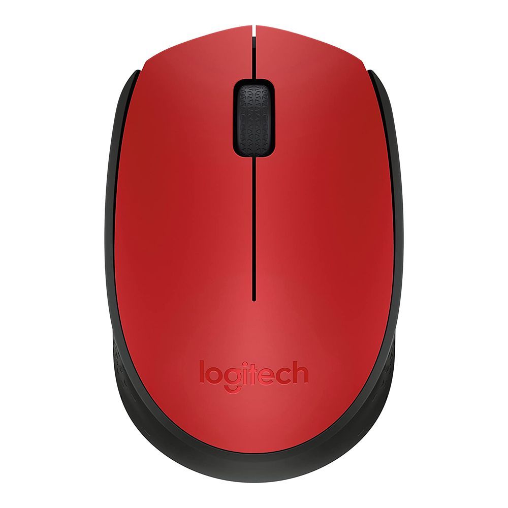 Order Logitech M171 Wireless Mouse, Black/Red Online at Best Price in ...