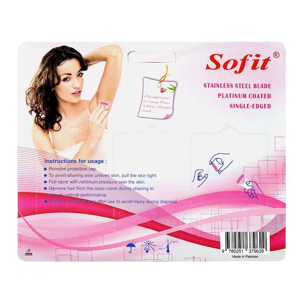 Sofit Shave Body Razor For Women, 6-Pack