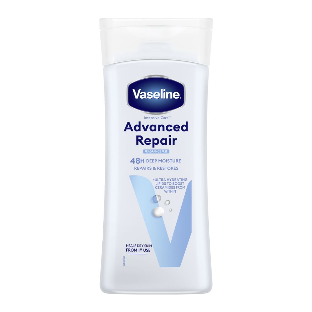 Vaseline Intensive Care Advanced Repair Lotion, Fragrance Free, For Dry ...
