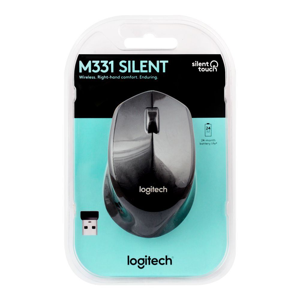 Buy Logitech Wireless Mouse, Black, M331 Online at Best Price in ...