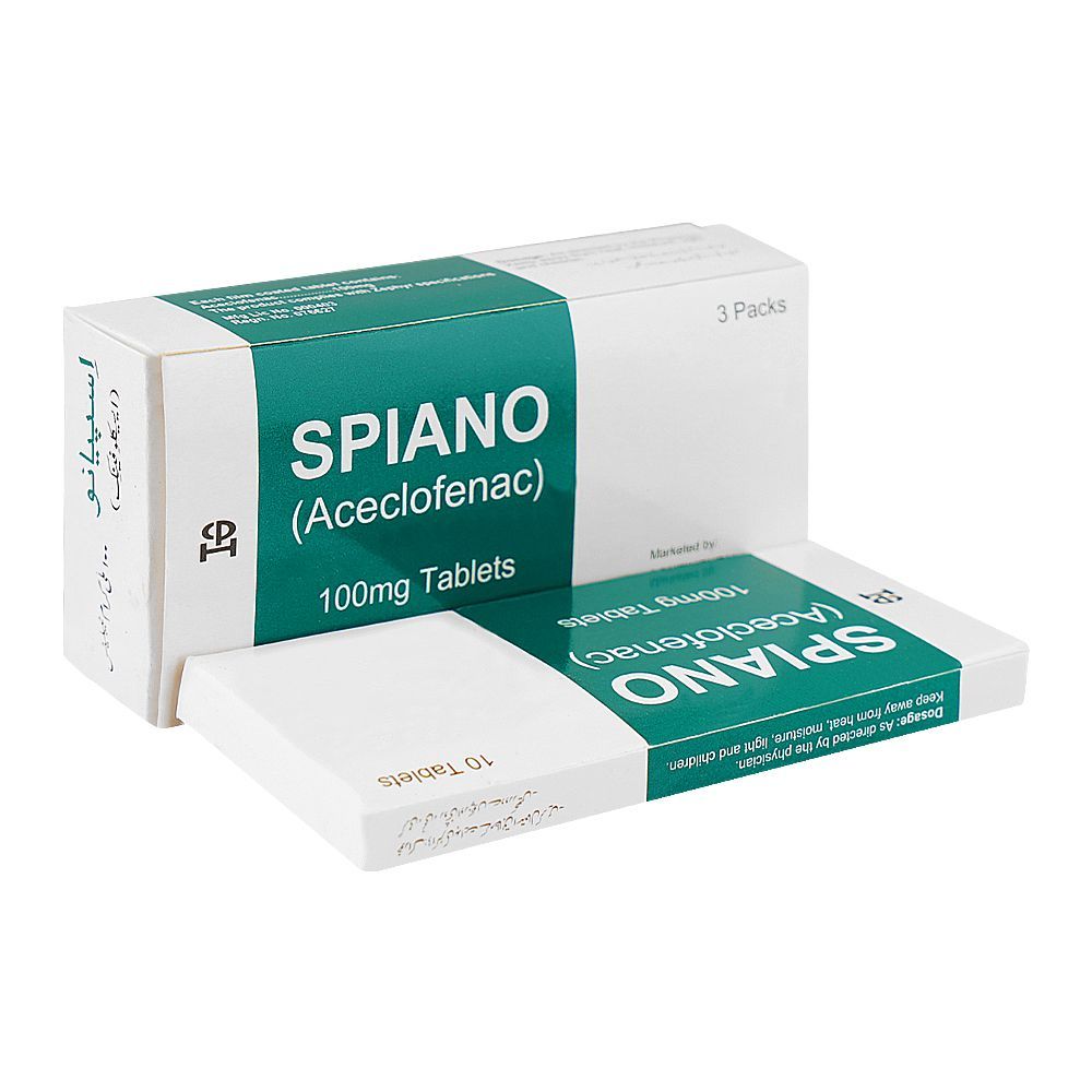 Spiano 100mg, Strip (10 Tablets)