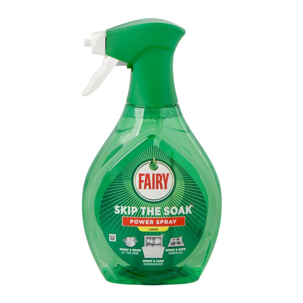 Fairy Skip The Soak Power Spray Lemon 650ml, Trigger
