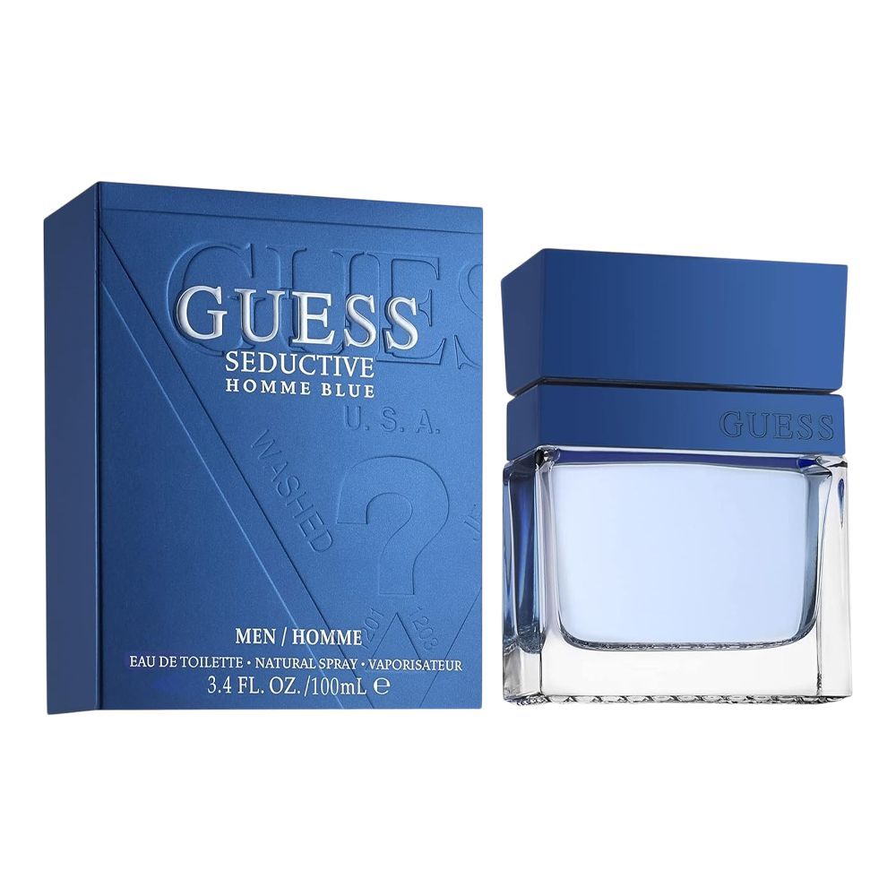 Guess Seductive Homme Blue Perfume, Eau de Toilette, For Men, 100ml