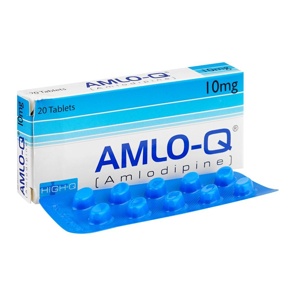 Amlo-Q Tablets 10mg, Box (20 Tablets)