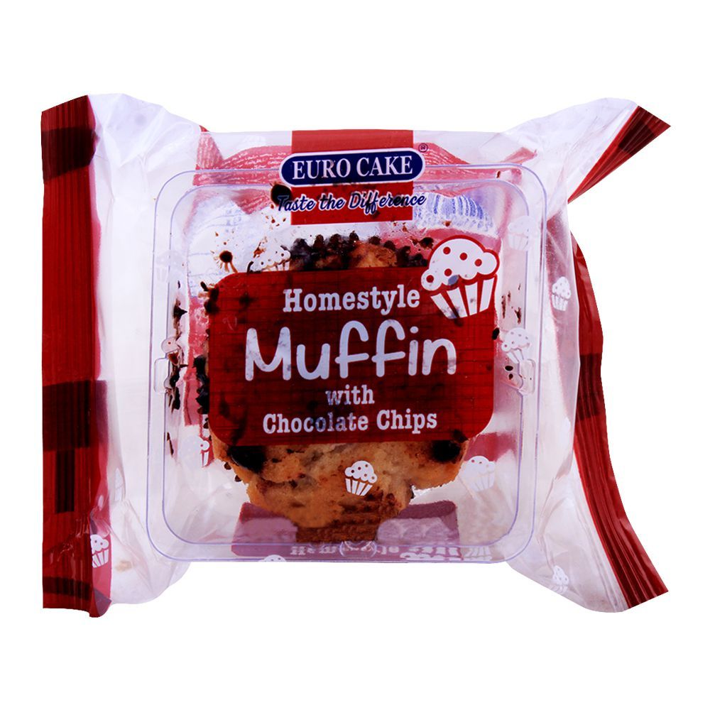 Order Eurocake Home Style Muffin With Chocolate Chips, 60g Online at ...