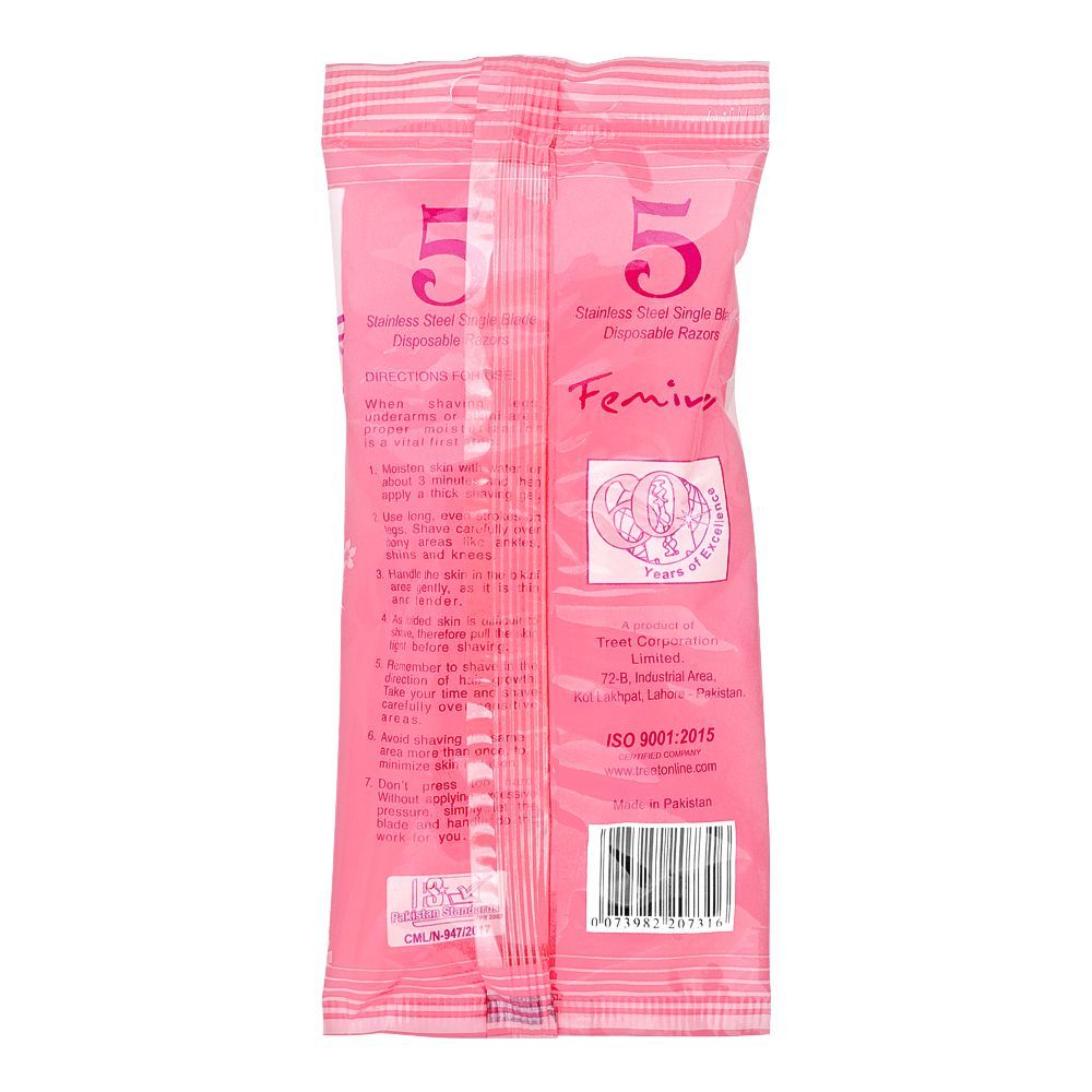 Buy Treet Femina Razor, 5-Pack Online at Special Price in Pakistan ...