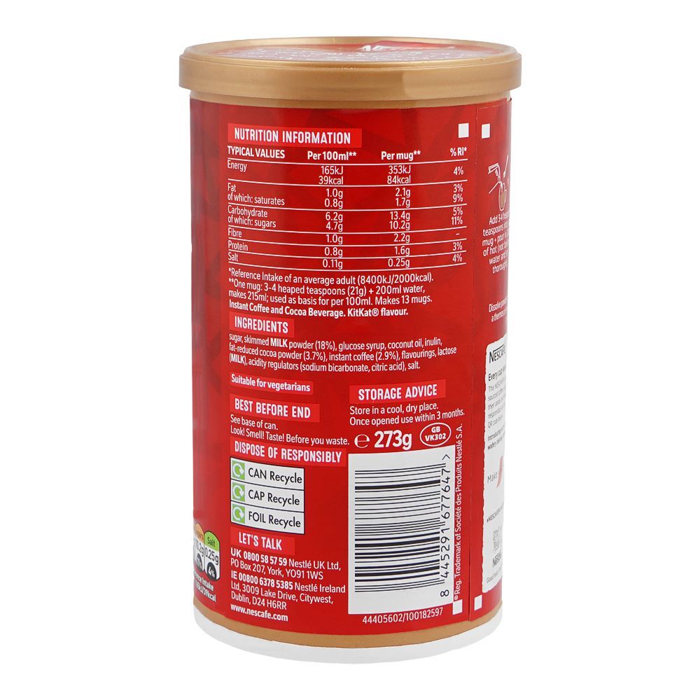 Nescafe Kit kat Latte Powder, 273g