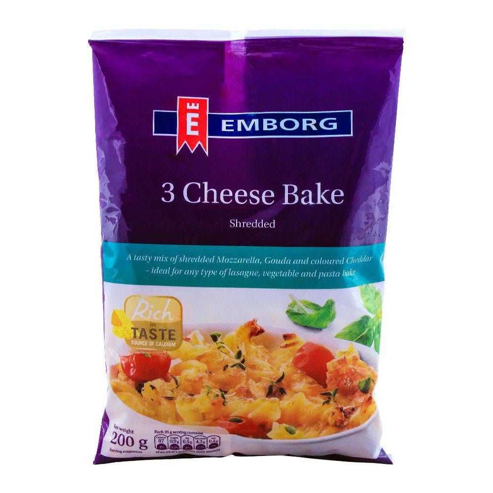 Order Emborg 3 Cheese Bake Shredded 200g Online at Special Price in ...