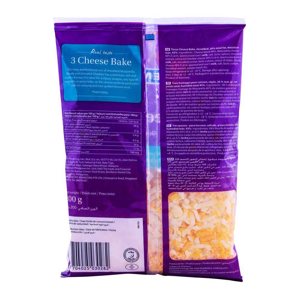 Order Emborg 3 Cheese Bake Shredded 200g Online at Special Price in ...