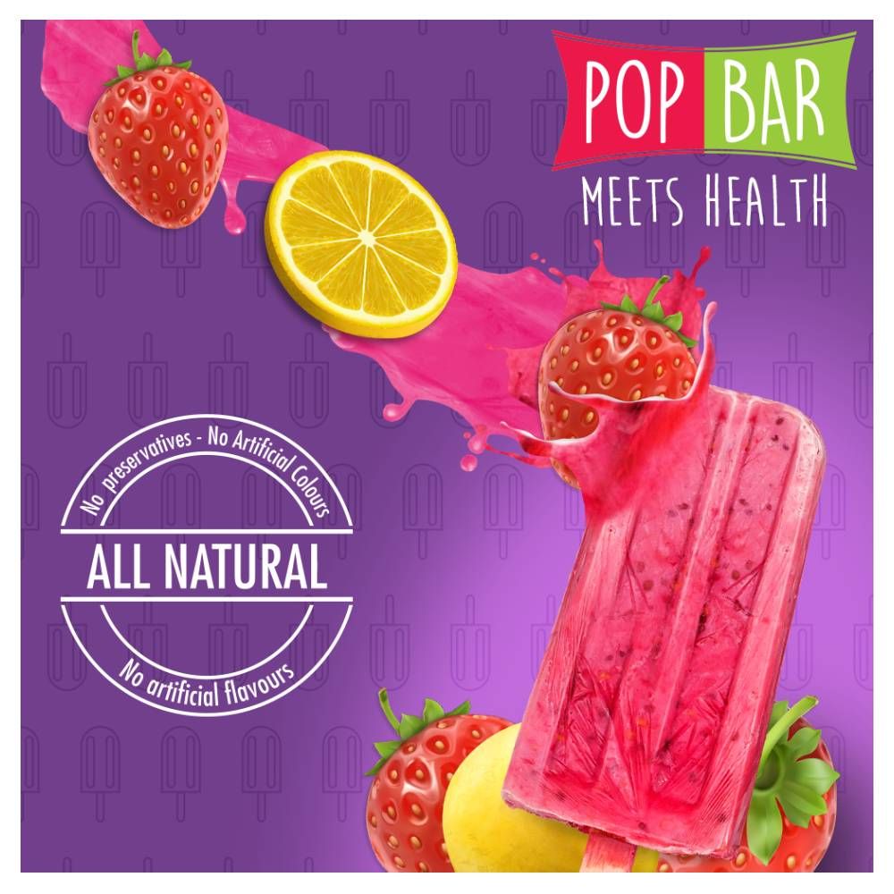 Buy Wholesome Foods Pop Bar, Strawberry Lime, 80g Online at Special ...