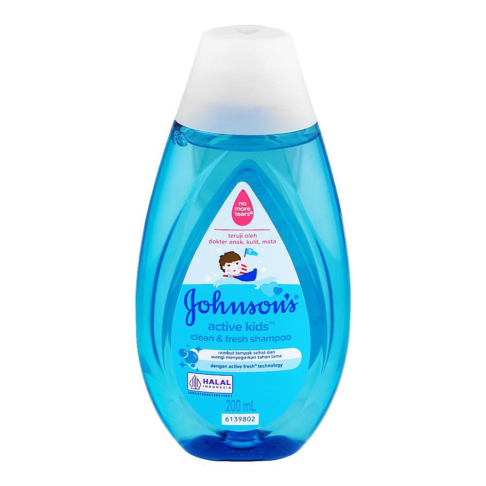 Johnson's Active Kids Clean & Fresh Shampoo, 200ml