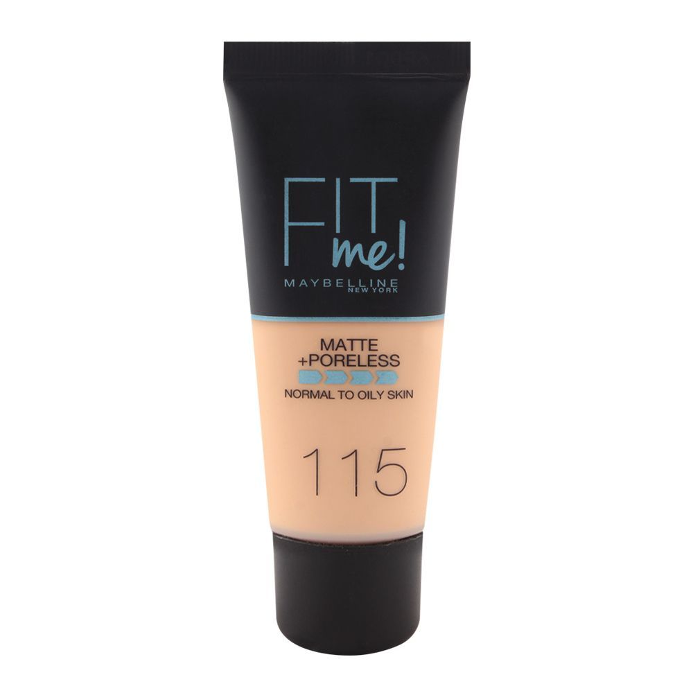 Order Maybelline New York Fit Me Matte & Poreless Foundation, 115 Ivory ...