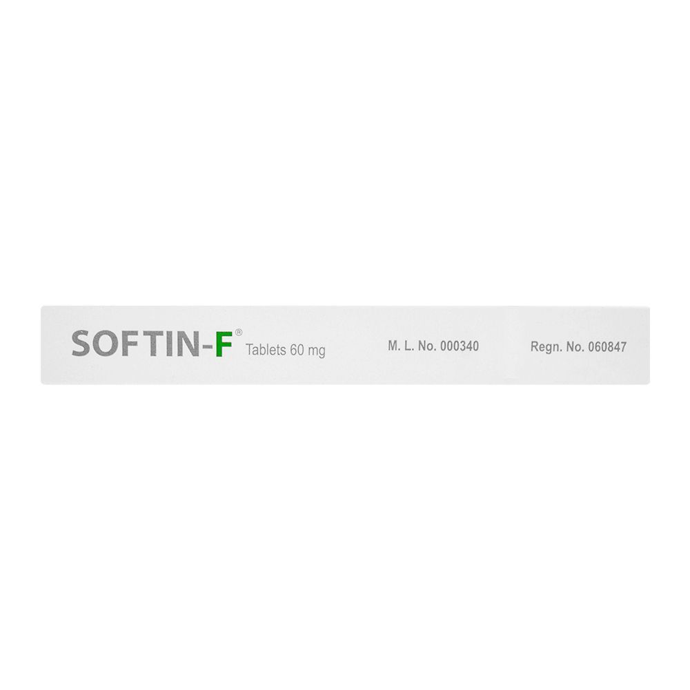 Buy Werrick Pharmaceuticals Softin-F Tablet, 60mg, 10-Pack Online at ...