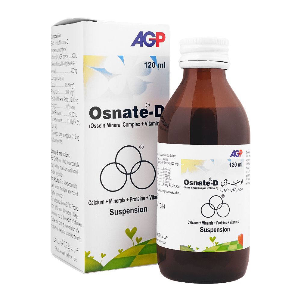 Purchase AGP Pharma Osnate-D Suspension, 120ml Online at Special Price ...