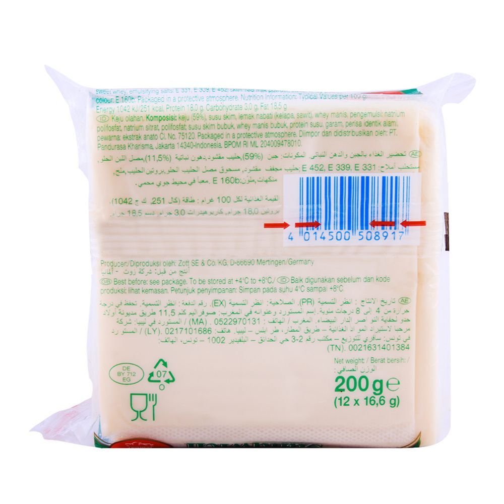 Buy Zott Sandwich Slices, 12 Slices, 200g Online at Best Price in ...