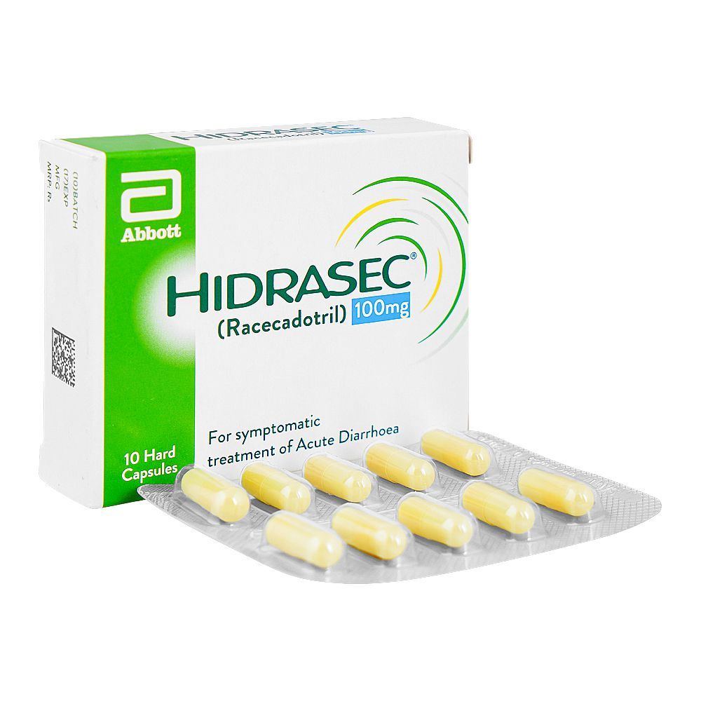 Purchase Hidrasec Capsules, 100mg Box (10 Capsules) Online at Special ...